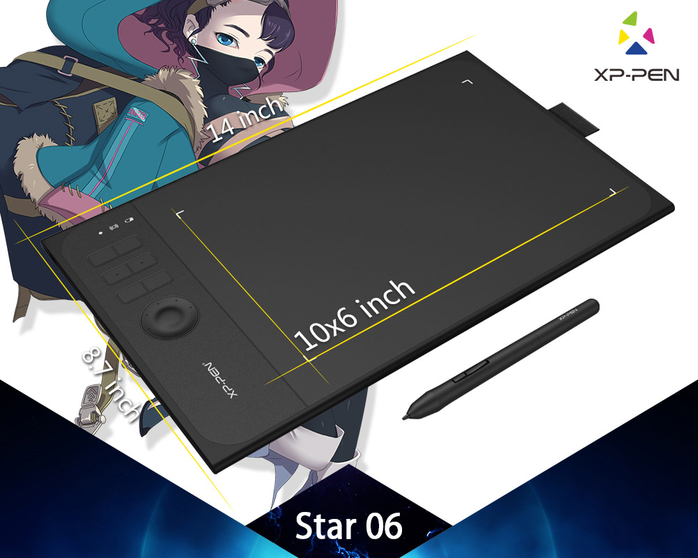 Star 06 tablet graficzny bezprzewodowy | Oficjalny sklep XP-Pen Polski